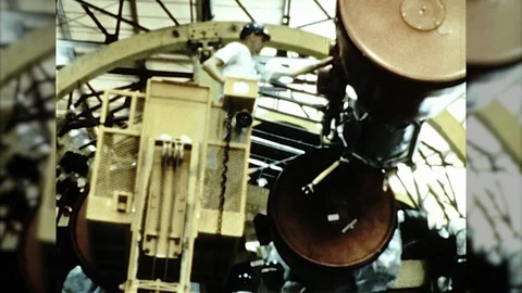 1960s Saturn Rocket NASA USA Space Explo... | Stock Video | Pond5