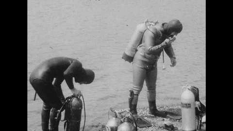 Scuba Divers 1960S Stock Videos – Royalty-Free HD & 4K Videos