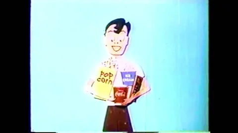 1960s - A stop-motion animated boy shows... | Stock Video | Pond5