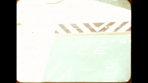 1960s: very bright, white screen, hand p... | Stock Video | Pond5