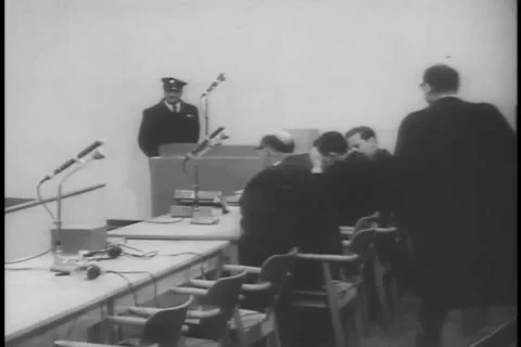 1961 Nazi Adolf Eichmann sentenced to de... | Stock Video | Pond5