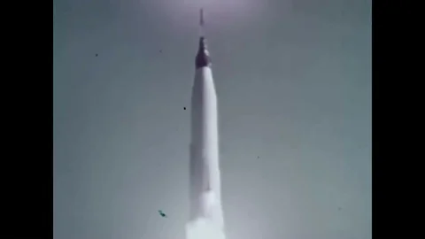 1963 - Animation shows where NASA's reco... | Stock Video | Pond5