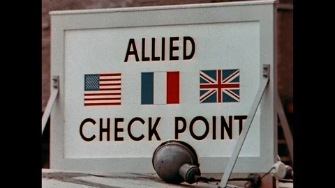 1963-John F. Kennedy / Checkpoint Charli... | Stock Video | Pond5
