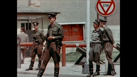 1963-John F. Kennedy / Checkpoint Charli... | Stock Video | Pond5