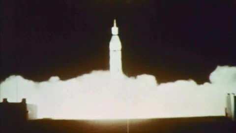 1963 - A NASA retrospective shows the 19... | Stock Video | Pond5