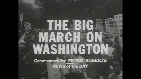 1963 - People from all over the nation a... | Stock Video | Pond5