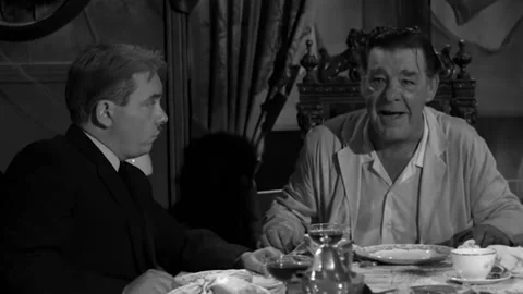 1964 - In this horror film, a dinner gue... | Stock Video | Pond5
