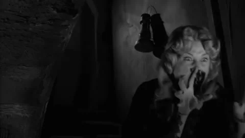 1964 - In this horror film, a man tied u... | Stock Video | Pond5