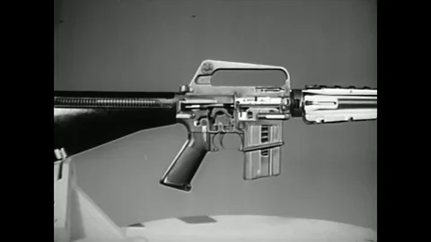 1966 - The XM16E1 Firearm of the U.S. Ar... | Stock Video | Pond5