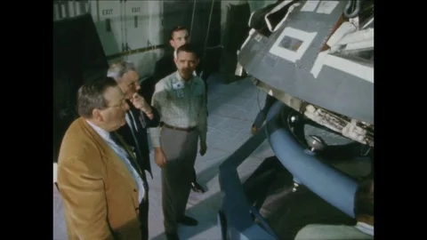 1967-Apollo 1 / Accident / Examination /... | Stock Video | Pond5