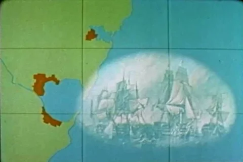 1968 - Animation is used to show how nav... | Stock Video | Pond5