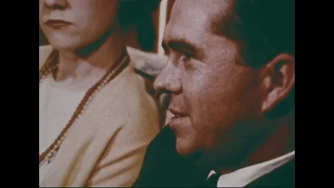 1968 - Carl Stokes talks about the impac... | Stock Video | Pond5