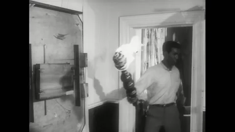 1968 - In this horror film, a man lights... | Stock Video | Pond5