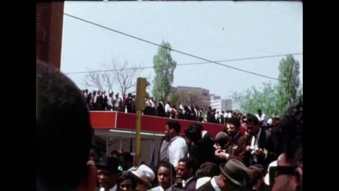 1968 Procession for Dr. Martin Luther Ki... | Stock Video | Pond5
