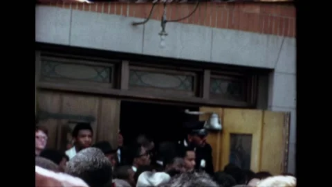1968 Procession for Dr. Martin Luther Ki... | Stock Video | Pond5
