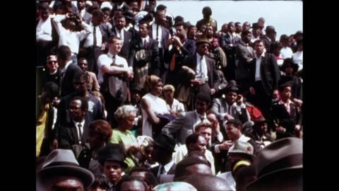 1968 Procession for Dr. Martin Luther Ki... | Stock Video | Pond5