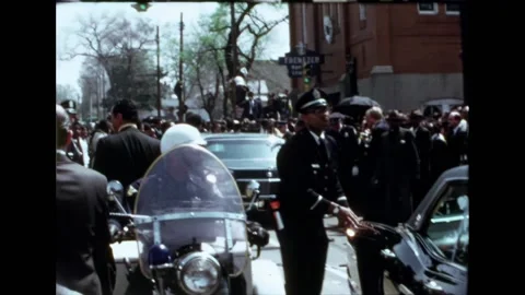 1968 Procession for Dr. Martin Luther Ki... | Stock Video | Pond5
