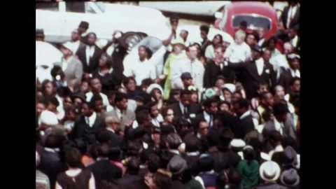 1968 Procession for Dr. Martin Luther Ki... | Stock Video | Pond5