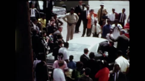 1968 Procession for Dr. Martin Luther Ki... | Stock Video | Pond5