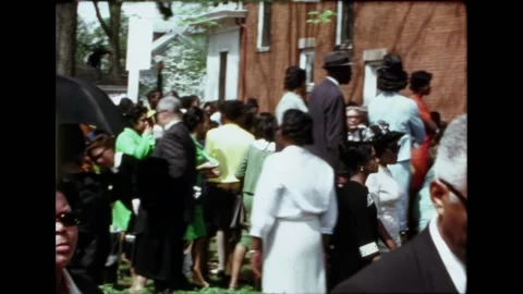 1968 Procession for Dr. Martin Luther Ki... | Stock Video | Pond5