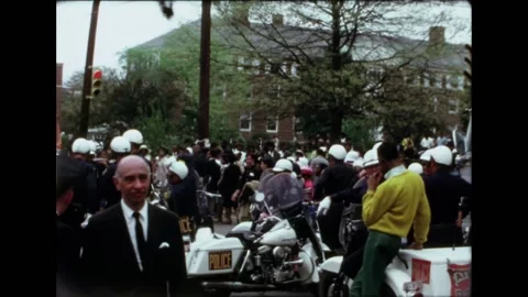 1968 Procession for Dr. Martin Luther Ki... | Stock Video | Pond5
