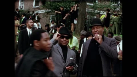1968 Procession for Dr. Martin Luther Ki... | Stock Video | Pond5