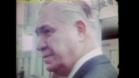 1968 - Reporters follow Percy Foreman as... | Stock Video | Pond5