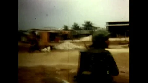 1968 – U.S. Soldiers advancing forward... | Stock Video | Pond5