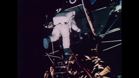 Apollo 11 Moon Landing Stock Video Footage | Royalty Free Apollo 11 ...