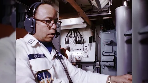 1970s Atomic Bomb Missile Launch Code Si... | Stock Video | Pond5