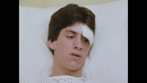 1970s: Boy telling a serious story from ... | Stock Video | Pond5