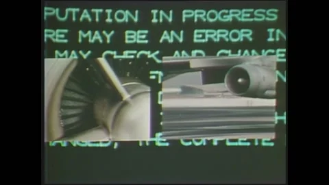 1970s: Dynamic visuals: PIP, computer sc... | Stock Video | Pond5