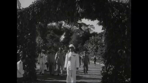 1970s, the King of Laos, Sisavang Vattha... | Stock Video | Pond5