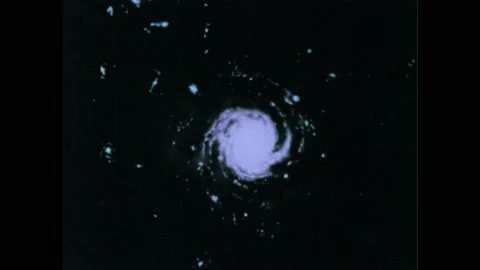 1970s: Rotating nebula in space. Images ... | Stock Video | Pond5