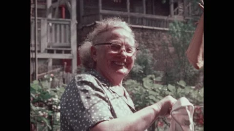 1970s: Smiling boy waves hello. Smiling ... | Stock Video | Pond5