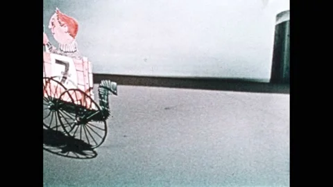 1970s: Stop motion duck waves goodbye to... | Stock Video | Pond5