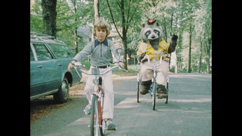 1970s: UNITED STATES: man puts out trash... | Stock Video | Pond5