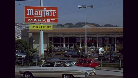 1972 supermarkets - Mayfair store and pa... | Stock Video | Pond5
