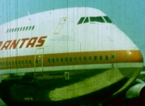 Qantas Stock Footage ~ Royalty Free Stock Videos | Pond5