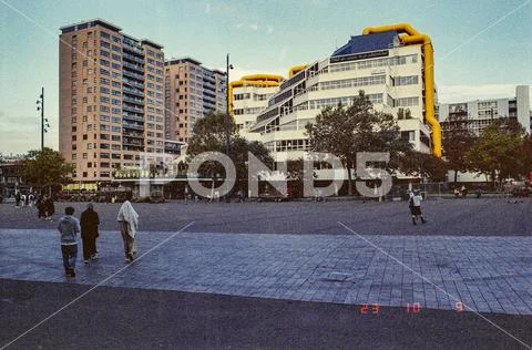 1980 s Build Iconic Library Design. View on Iconic, down town main ...