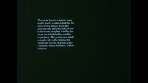 1980s: Intertitle, hand written text app... | Stock Video | Pond5