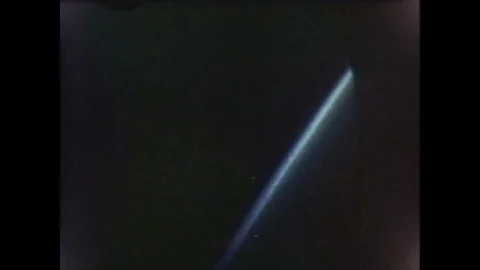 1980s: Looking out window of space shutt... | Stock Video | Pond5