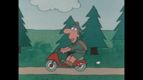 1980s: Map with legend. Colors on map ma... | Stock Video | Pond5