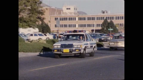 1980s: Military police vehicle and cars ... | Stock Video | Pond5