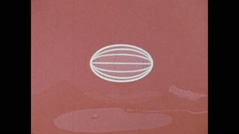 1980s: Planets spin in solar system. Ell... | Stock Video | Pond5