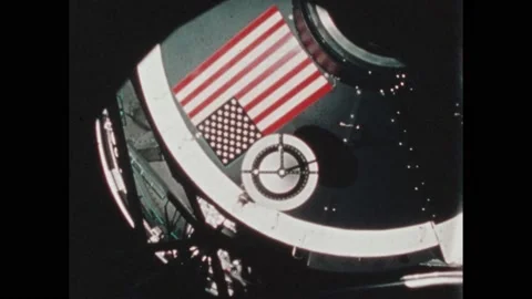 1980s: Skylab space station in orbit aro... | Stock Video | Pond5