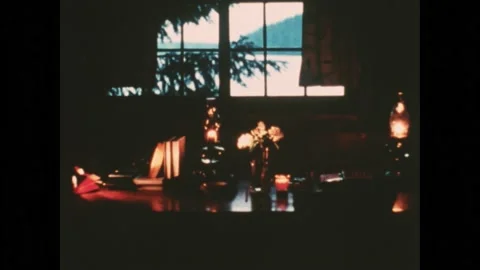 1980s:Men talk in front of sign. Man fis... | Stock Video | Pond5