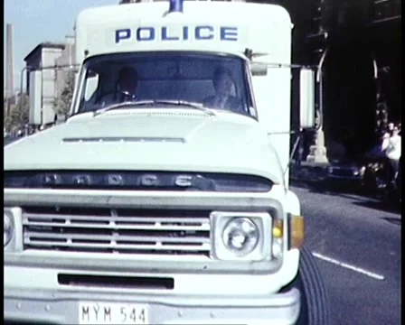 1981: Police Van / Prison Cell Interior,... | Stock Video | Pond5