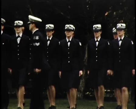1981: VICTORIA POLICE MARCHING / TRAININ... | Stock Video | Pond5