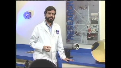 1990s: Teaching lab, scientist wears lab... | Stock Video | Pond5
